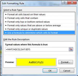 How To Highlight Row in Excel if Row Contains Specific Text