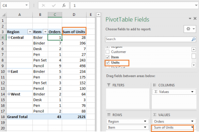 How to create pivot tables in Excel