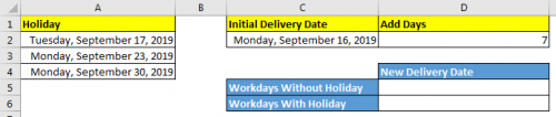 How To Add Business Days In Excel