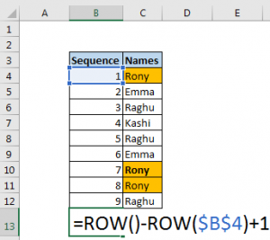 How to use the DELTA Function in Excel