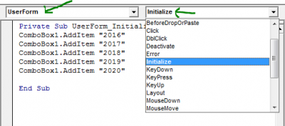 How to Use VBA UserForm Controls