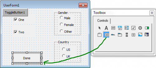How To Use Vba Userform Controls