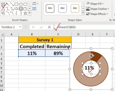 How to Create Circular Progress Chart in Excel