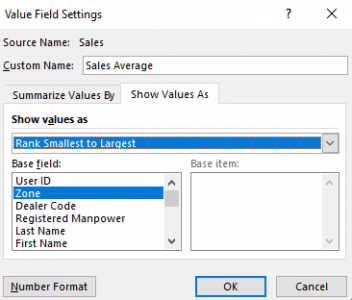 How to Use Pivot Table Field Settings and Value Field Setting