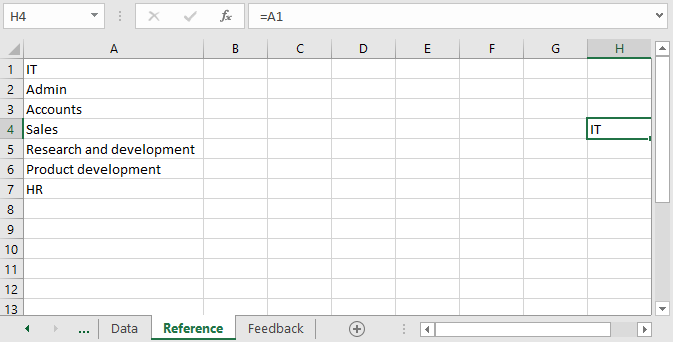 Excel increment cell reference using INDIRECT function Excel increment cell reference using INDIRECT function
