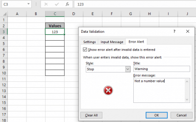 All about Drop down list in Excel