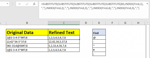 How to Find and Replace Multiple Values in Excel